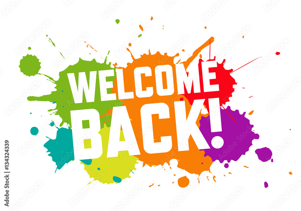 Vetor de Welcome back! do Stock | Adobe Stock