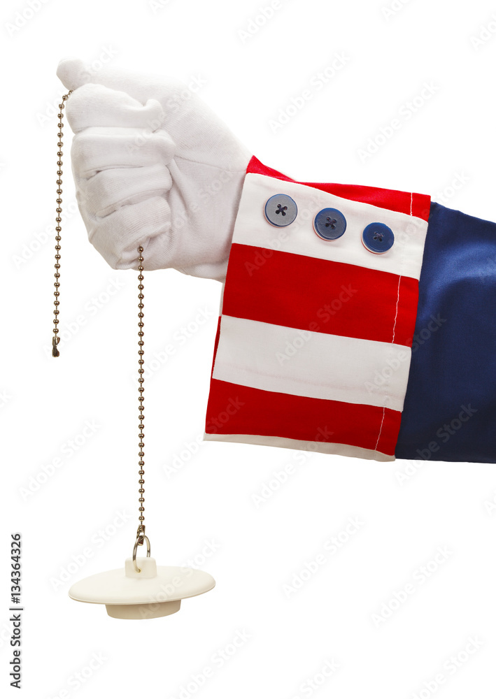 Uncle Sam Pulling Plug Stock 写真 | Adobe Stock