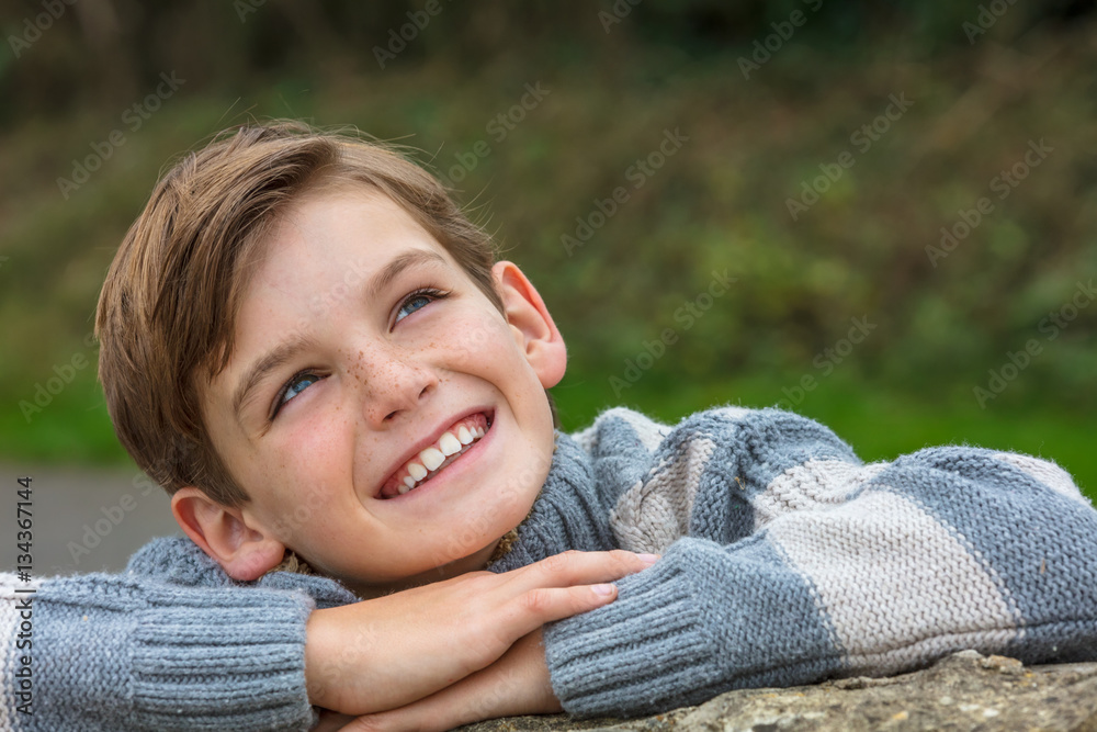 Happy Boy Male Child Stock Photo | Adobe Stock