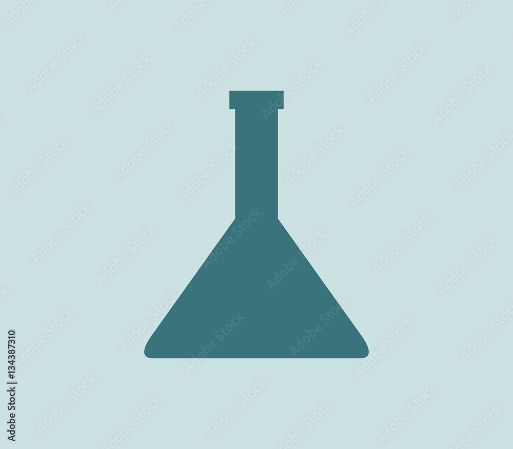 laboratory flask icon Stock Vector | Adobe Stock