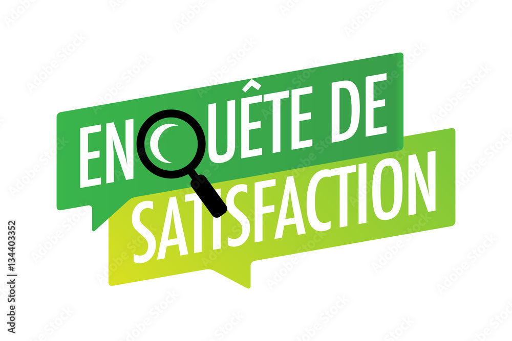 Enquête de satisfaction Stock Vector | Adobe Stock Enquête de satisfaction Stock Vector | Adobe Stock