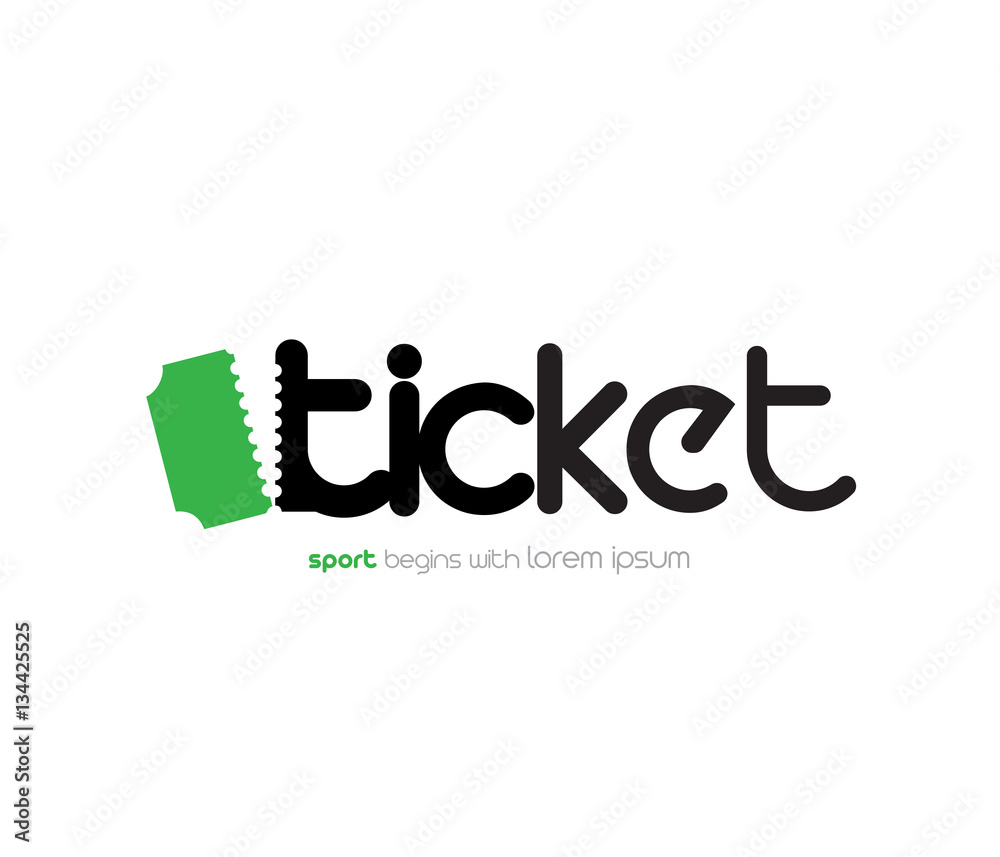 Ticket Design Concept Stock Vector | Adobe Stock