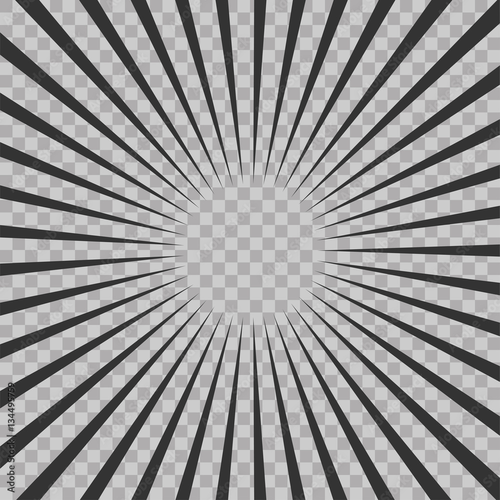 Abstract comic book flash explosion radial lines background. Vector ...