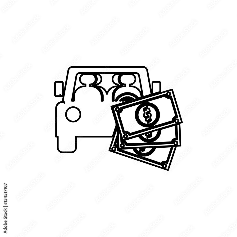 Rent a car business icon vector illustration graphic design Stock ...