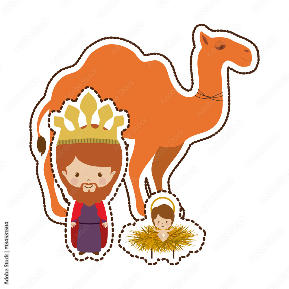 three wise men icon vector illustration graphic design Stock Vector ...