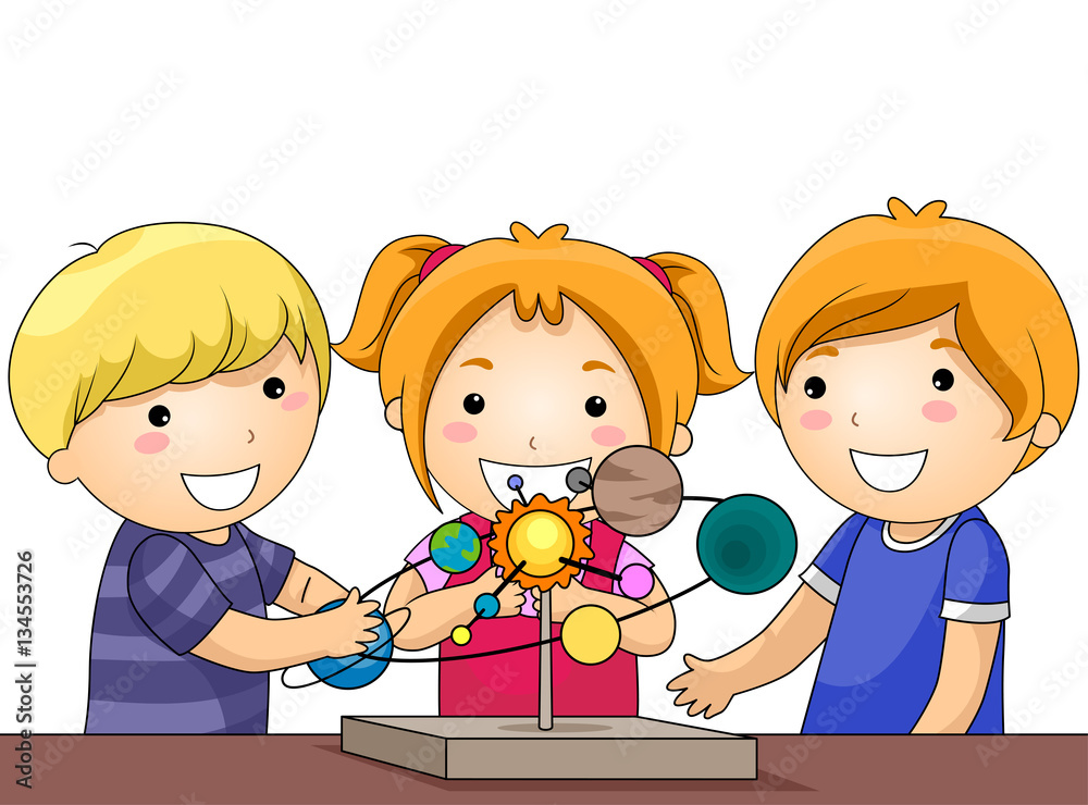 Science Model Clipart