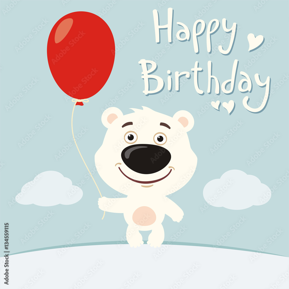Happy Birthday Polar Bear Funny