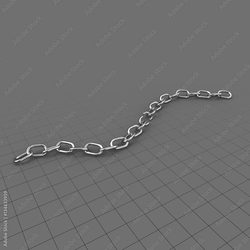 Broken Chain Stock 3D asset | Adobe Stock