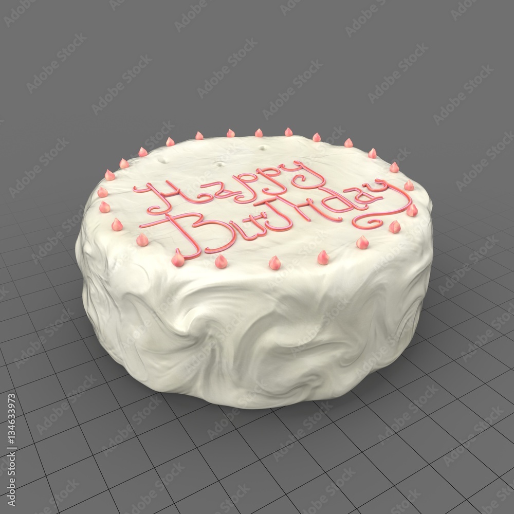 Cake Stock 3D asset | Adobe Stock