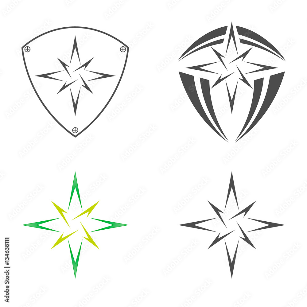 Logo star of Bethlehem Stock Vector | Adobe Stock