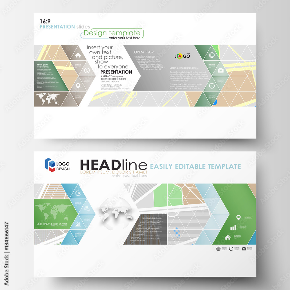 Business templates in HD format for presentation slides. Easy editable ...