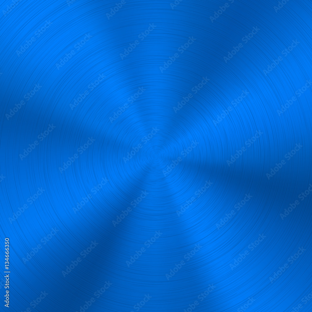 Blue metal technology background with abstract polished, brushed ...