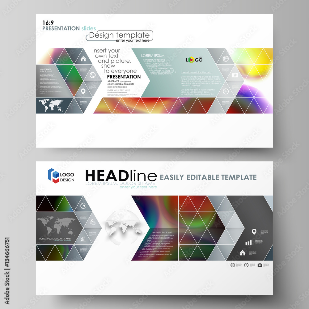 Business templates in HD format for presentation slides. Easy editable ...