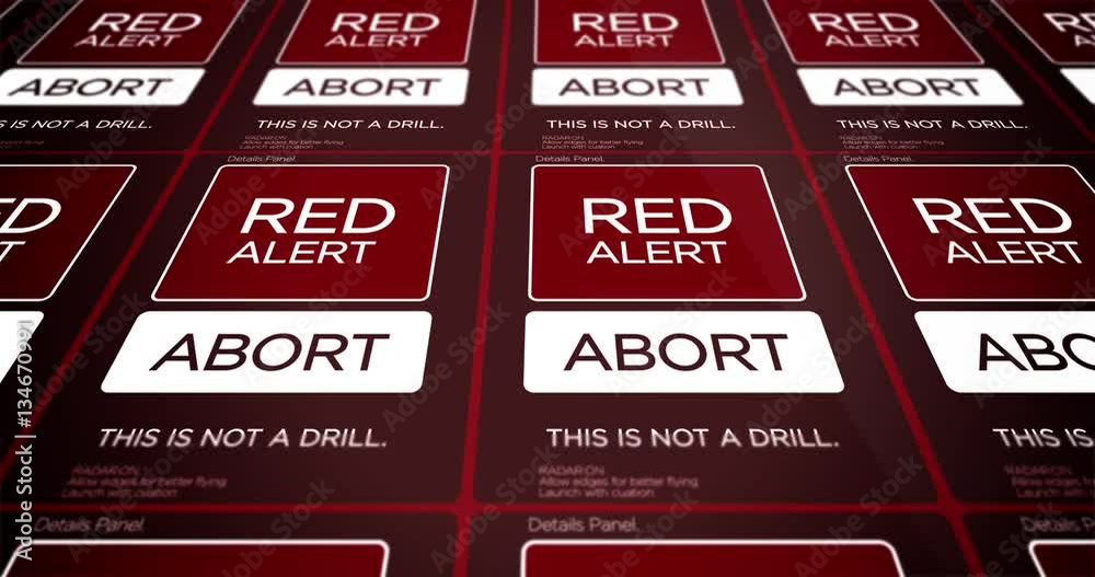 red, alert, this, is, not, a, drill, abort, military, army, navy ...