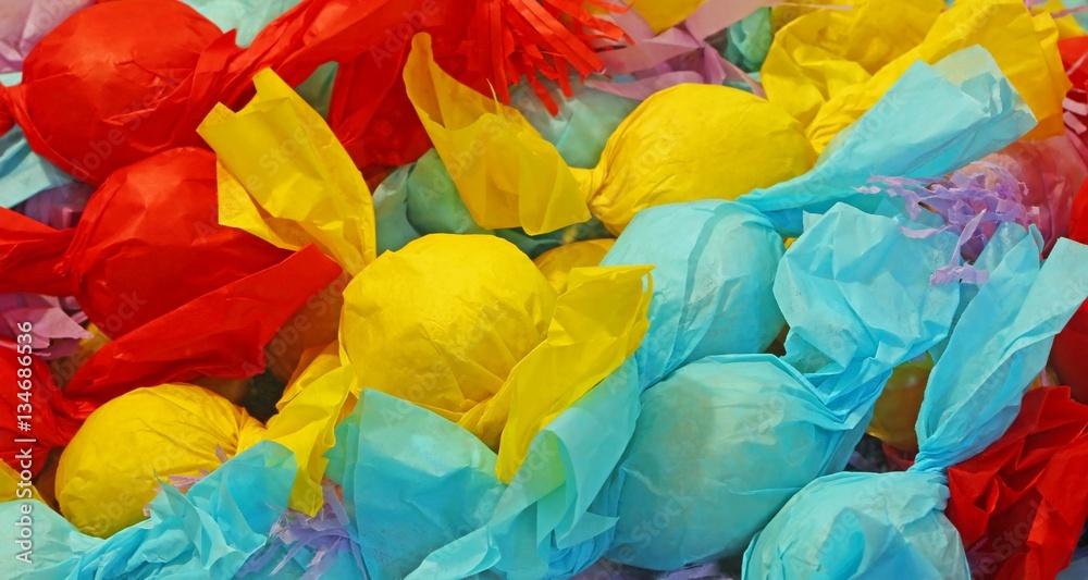 candies individually wrapped for sale in candy store Stock Photo ...