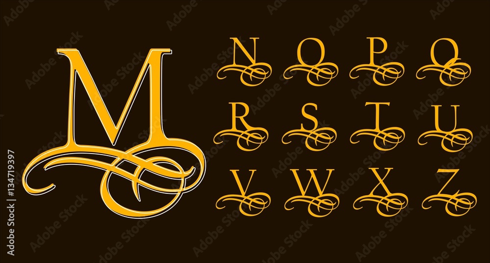 Calligraphy Capital M