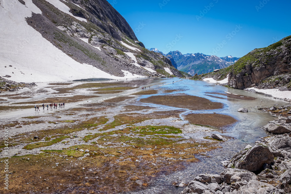 The Vanoise massif is an important mountain range of the Graian Alps in ...
