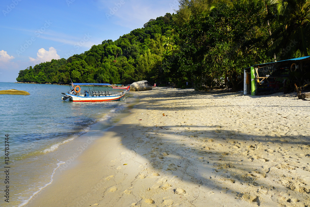 Monkey Beach on Penang Island, Malaysia, Asia Stock Photo | Adobe Stock