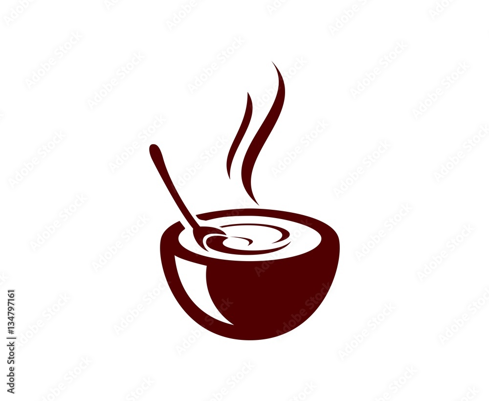 Soup logo Stock Vector | Adobe Stock