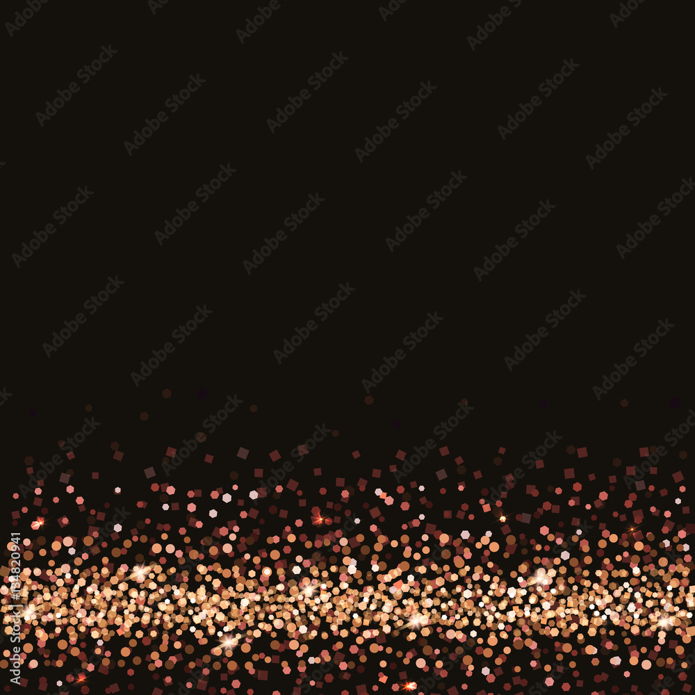 Glitter and bright sand, dark background. Colored sparkles, shiny ...