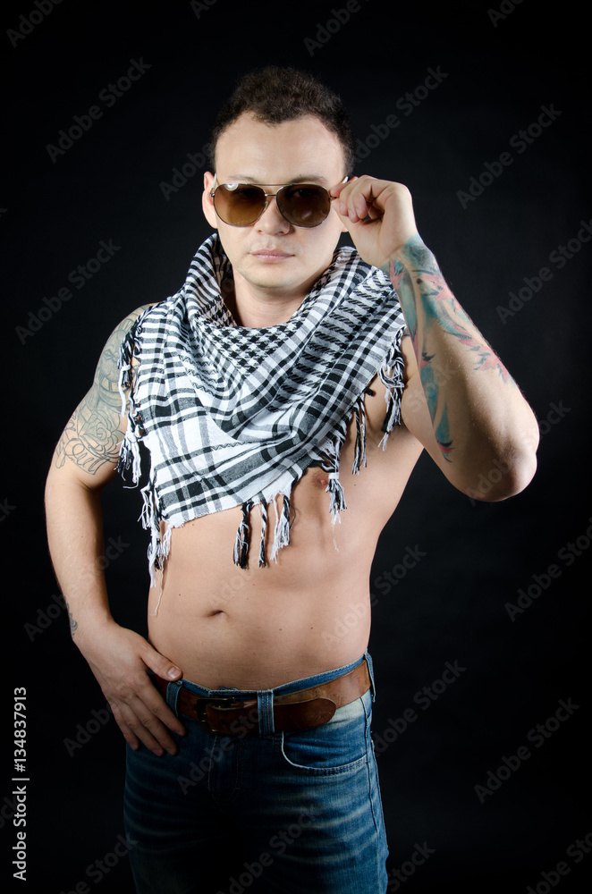 Brutal Asian man. Stock Photo | Adobe Stock