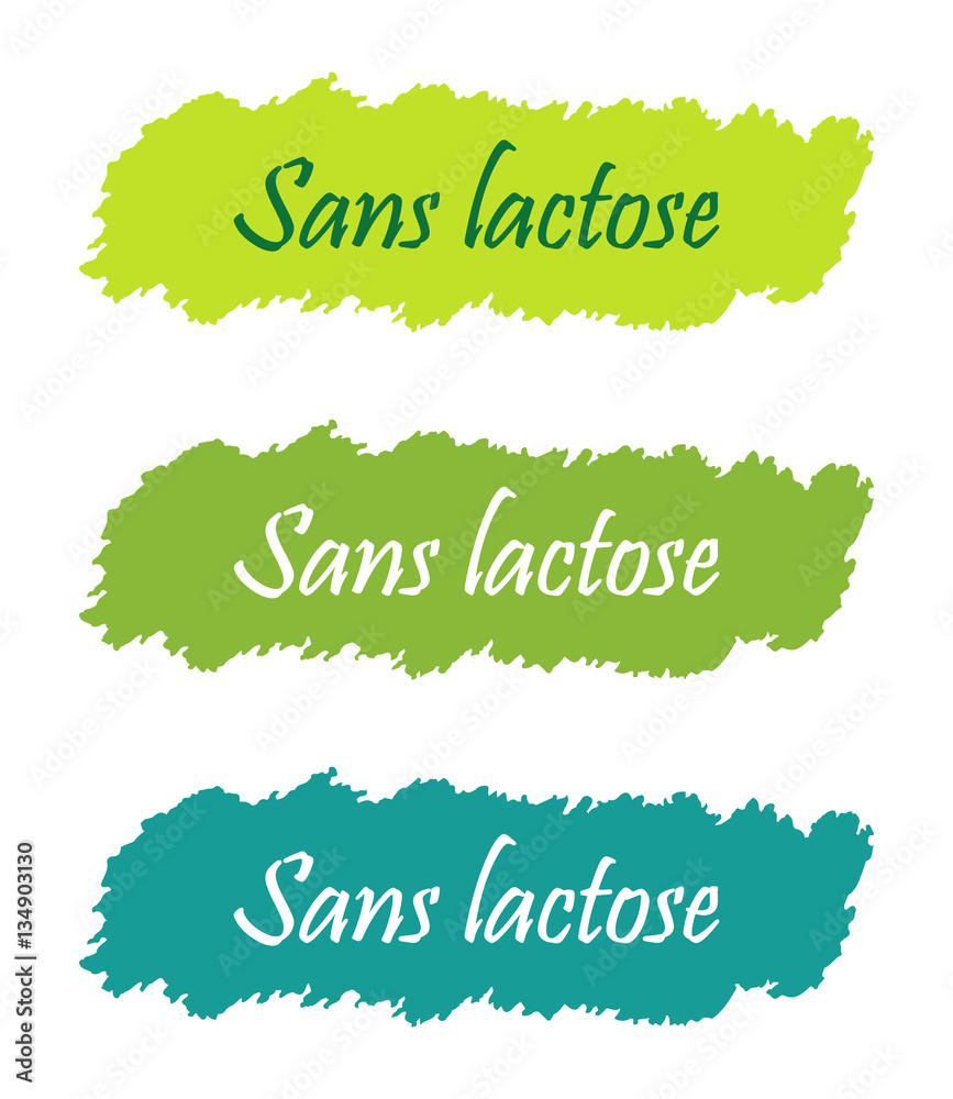 Logo sans lactose. Stock Vector | Adobe Stock