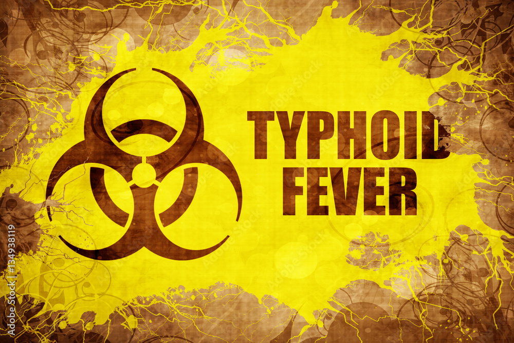 Grunge vintage Typhoid fever Stock Illustration | Adobe Stock