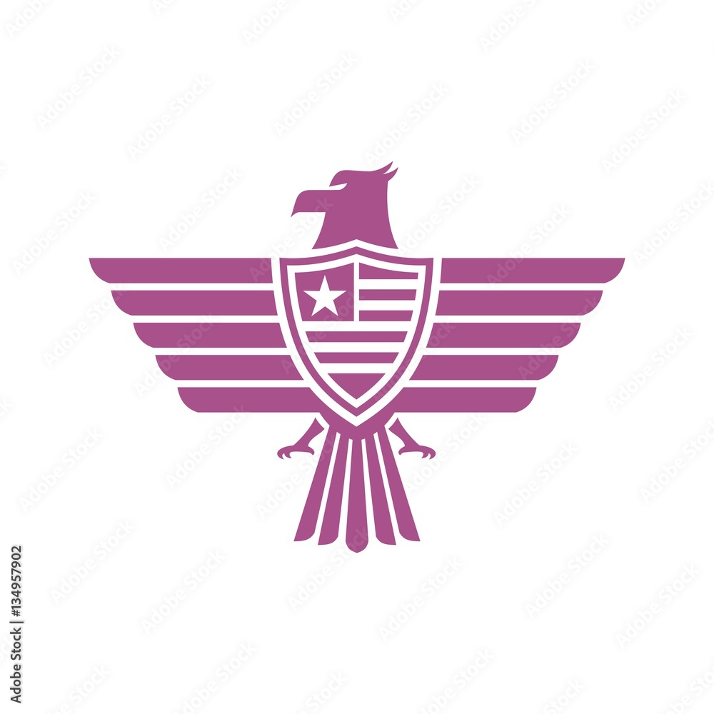 Eagle Ico vector de Stock | Adobe Stock