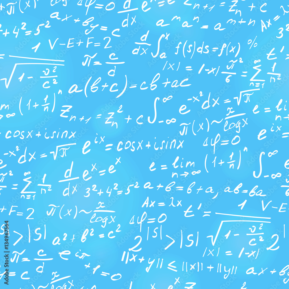 Seamless background on the topic of mathematical theorems, symbols, and ...