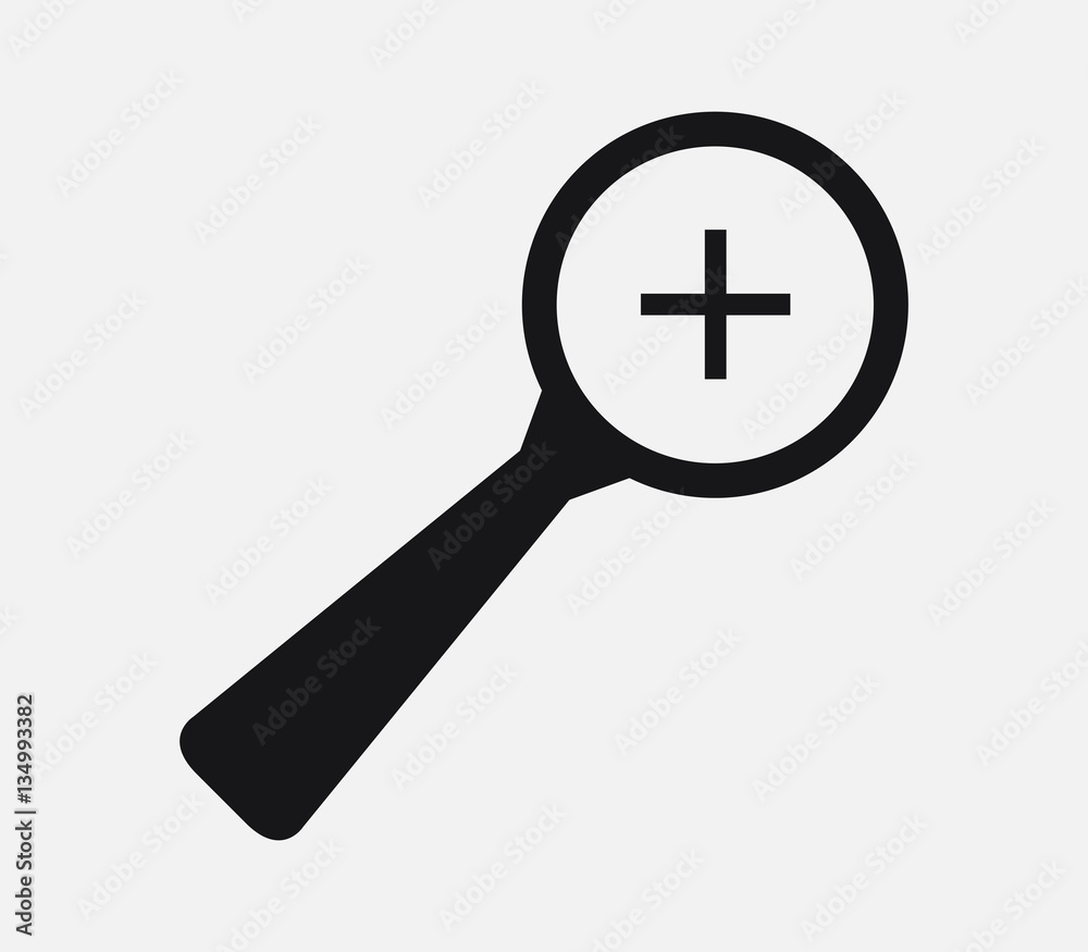zoom icon Stock Vector | Adobe Stock