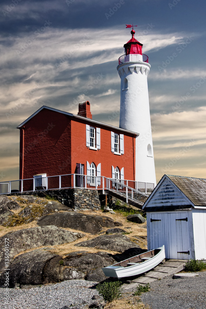 Fisgard Lighthouse, Victoria, Canada; A beacon of strength. Photo ...