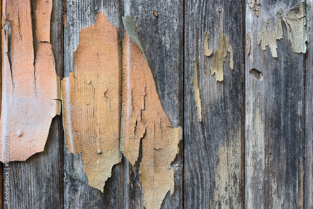 Vintage background of old and damaged boards. Stock Photo | Adobe Stock