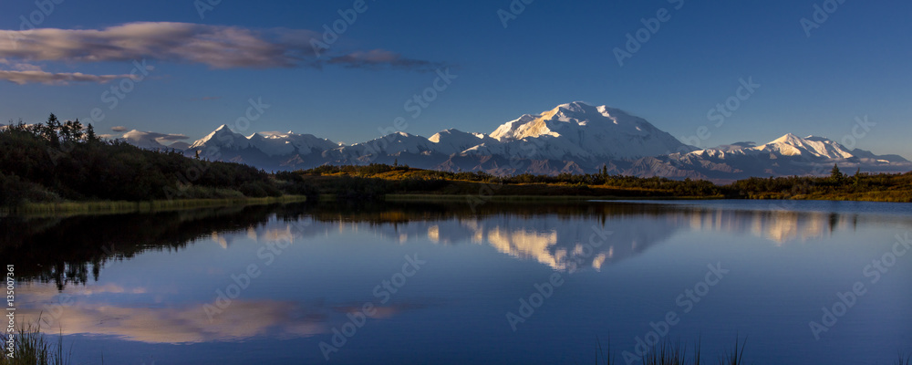 AUGUST 28, 2016 - Mount Denali at Wonder Lake, previously known as ...
