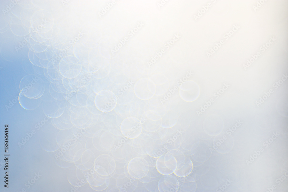 light blue background bokeh drops glass, blurred Stock Photo | Adobe Stock