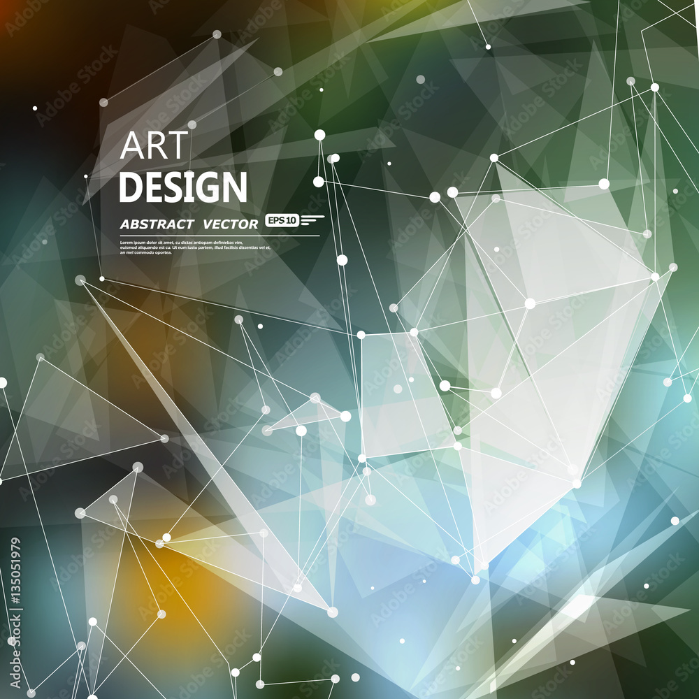 Abstract composition, font texture, white cybernetic dots, gray a4 ...