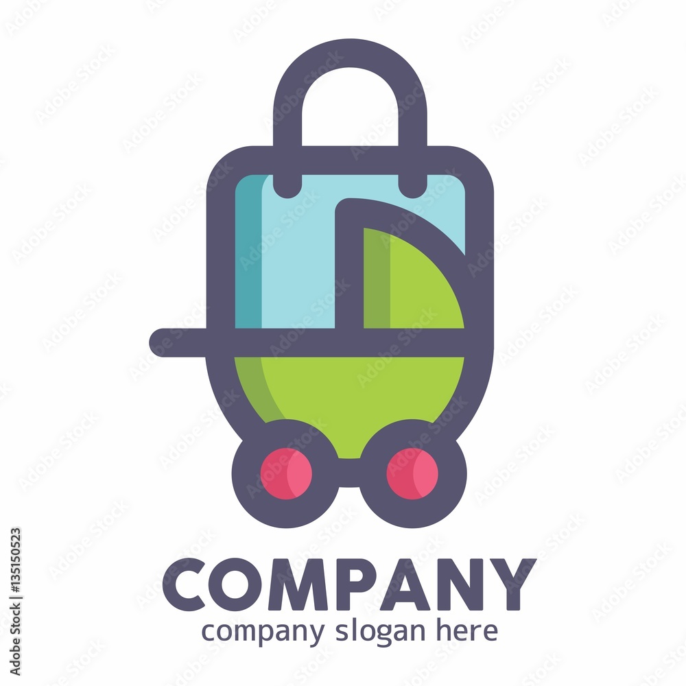 Baby Shop logo icon vector template Stock Vector | Adobe Stock
