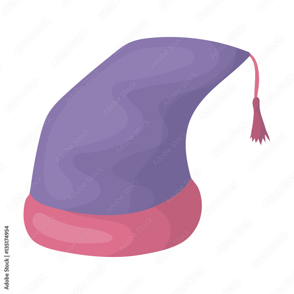 Nightcap icon in cartoon style isolated on white background. Sleep and ...