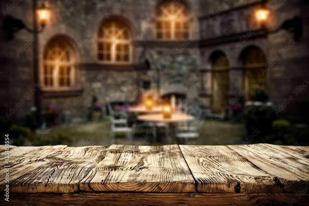 table background and retro interior Stock Photo | Adobe Stock