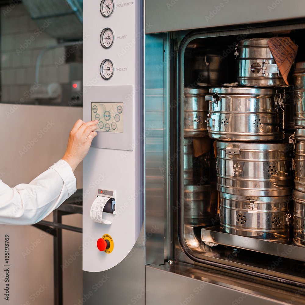 Photo & Art Print Sterilization systems. Preparation for sterilization ...