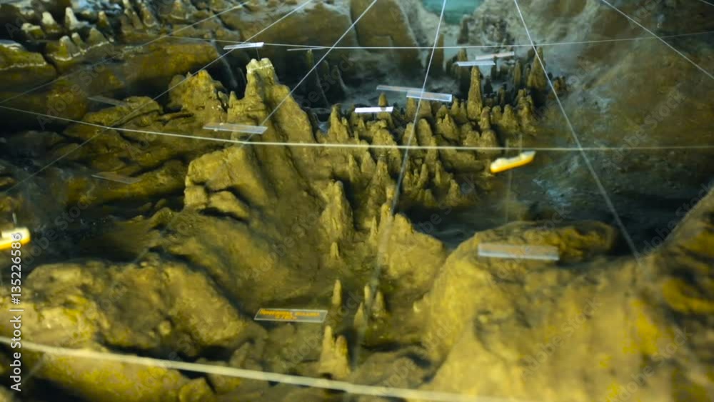 Vidéo Stock Examining the Surface of the Sea Floor Layout, the Layout ...