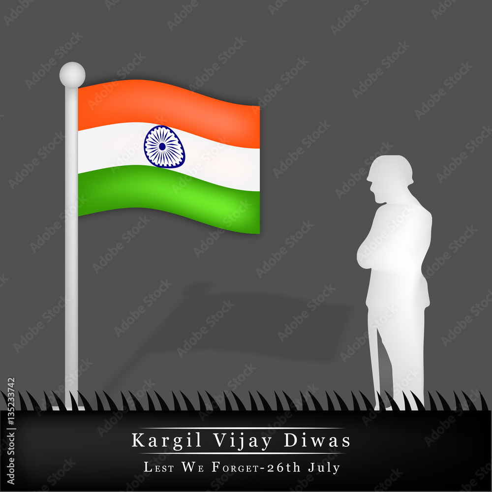 Kargil Vijay Diwas background. It is celebrated on 26 July every year ...