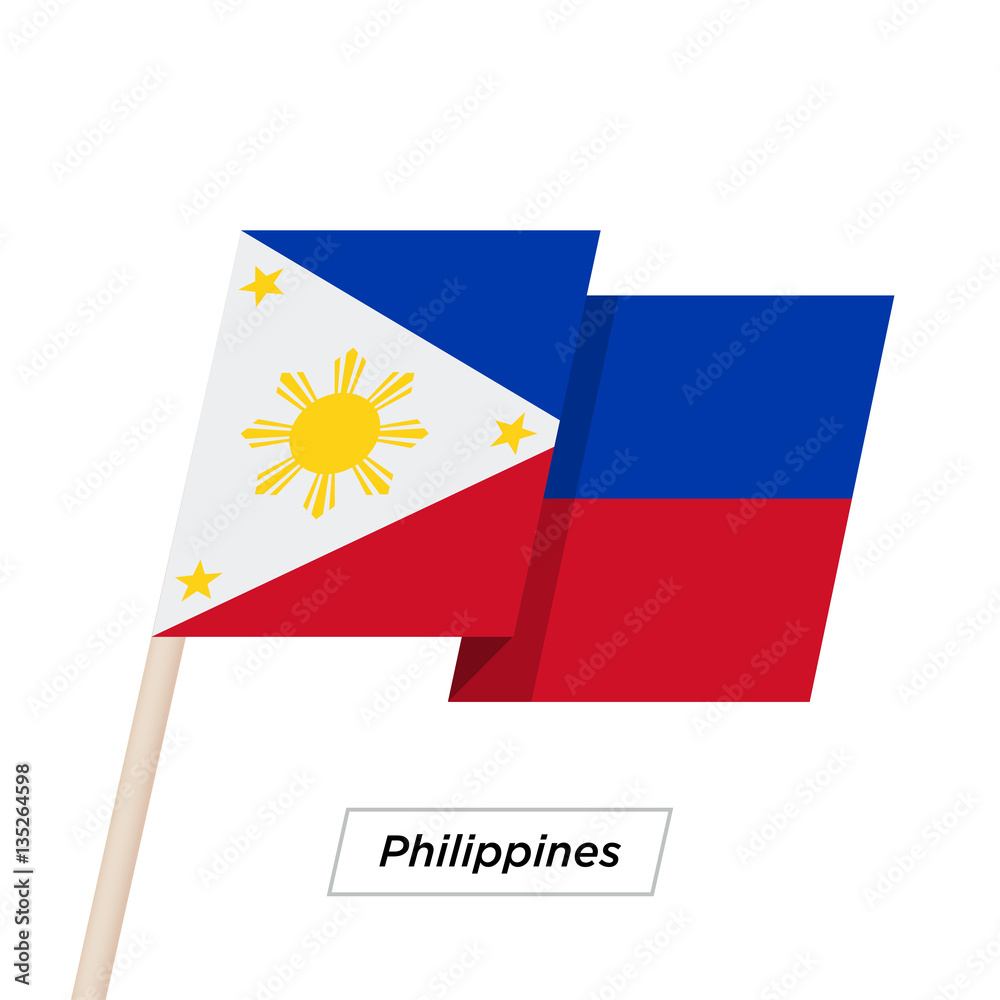 Philippines Flag Wave Drawing