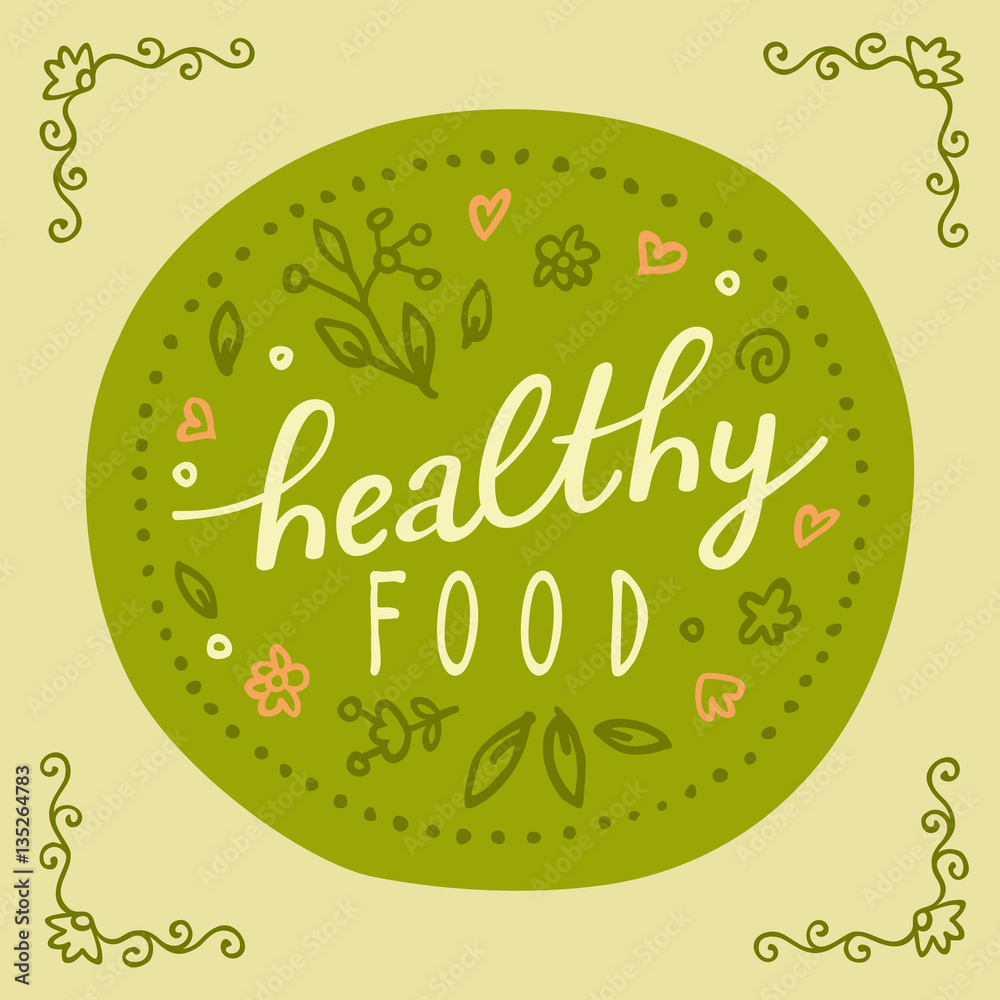 Retro style 100% bio organic gluten free eco bio healthy food ...