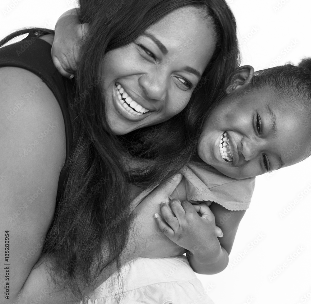 Mother And Daughter Laughing Fun Concept Stock Foto Adobe Stock