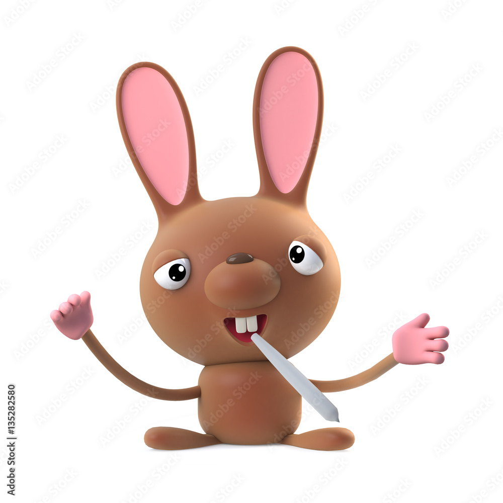 Easter Bunny Smoking Weed