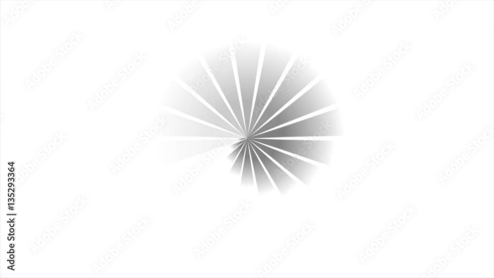 Black and white loading waiting swirl beams motion graphic design ...