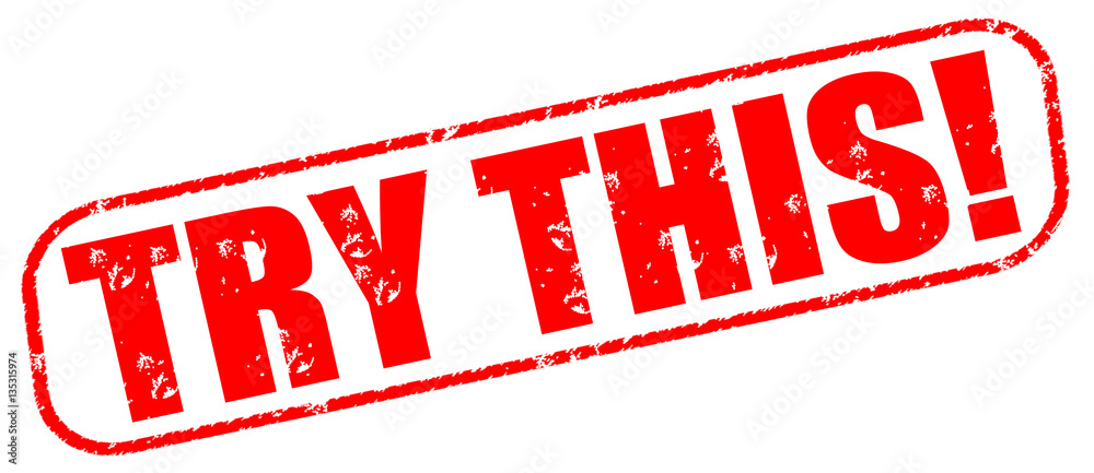 Try this on the white background, red illustration Stock-Illustration ...