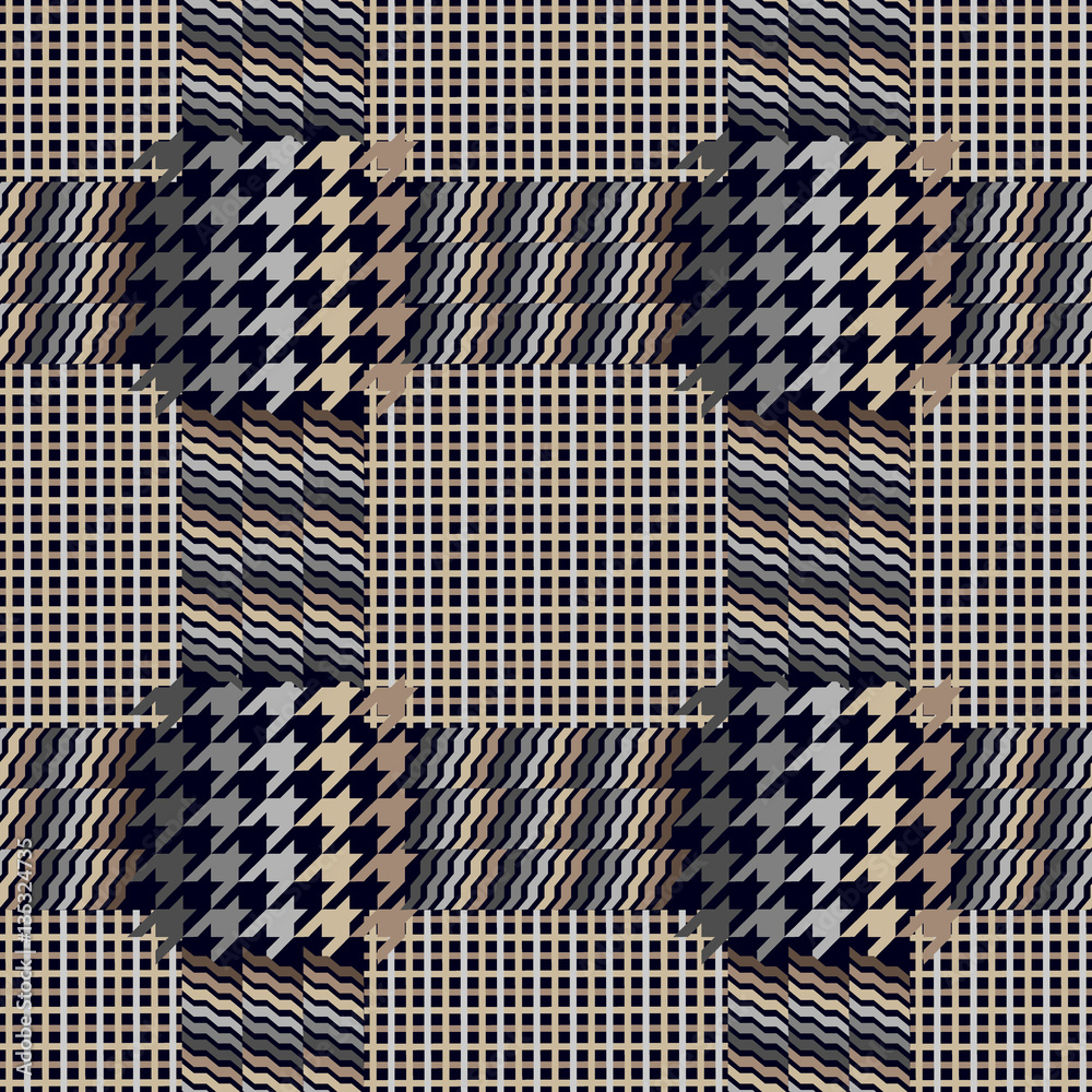 Classical English hounds tooth print. Stock-Vektorgrafik | Adobe Stock