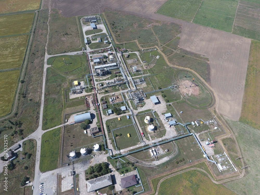 The separation system, top view. Aerophotographing station separation ...