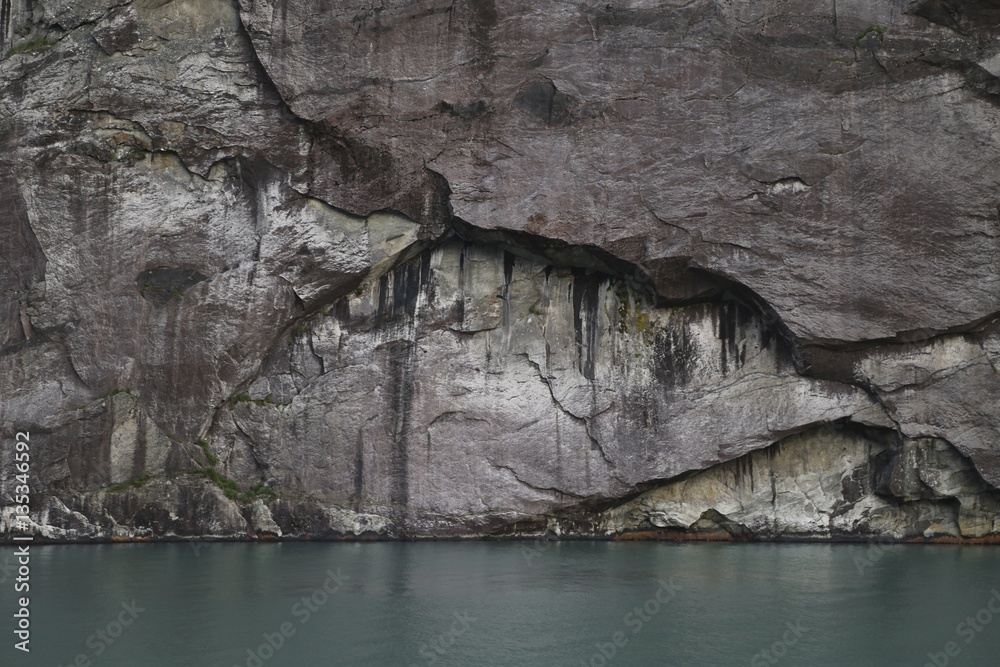 Sheer rocks faces along the Norwegian Fjords Stock Photo | Adobe Stock